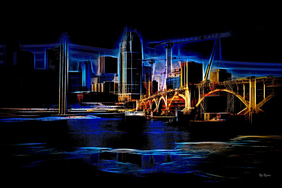 Third Avenue Bridge Renaissance - Ric Rosow | Price Krishnan Gallery